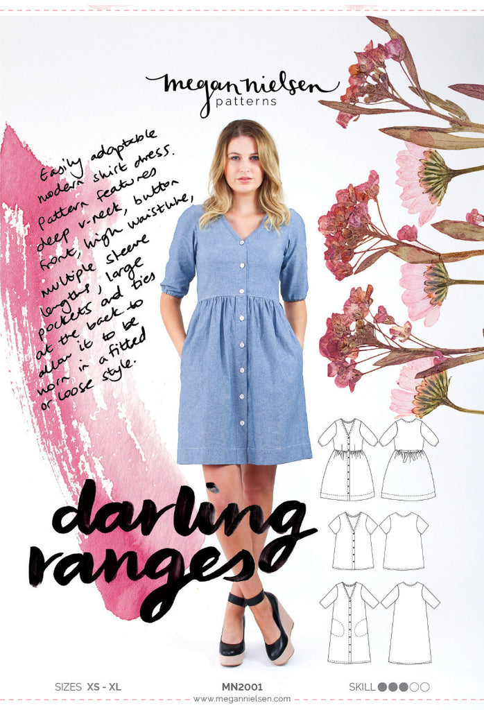 Megan Nielsen (AUS) / Printed Sewing Pattern / Darling Ranges Dress ...
