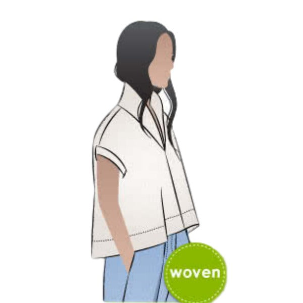 Style Arc (AUS) / Printed Sewing Pattern / Teddy Designer Top | Oak Fabrics